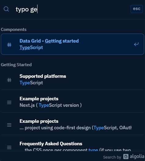 Search Bar Behavior On V5 Documentation Page · Issue 28415 · Muimaterial Ui · Github