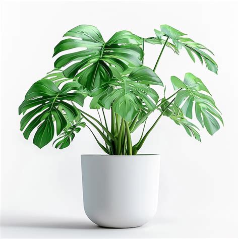 Premium Photo Photo Of Indoor Plants On Isolated White Background