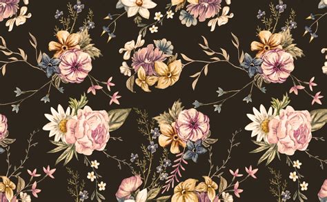 Floral Print Wallpapers Wallpaper Cave