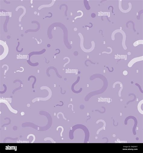Question Marks Seamless Pattern Vector Question Background For Online
