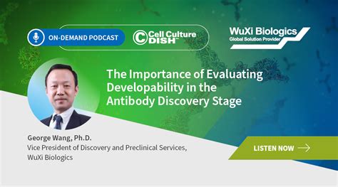 Evaluating Developability In The Antibody Discovery Stage Podcast