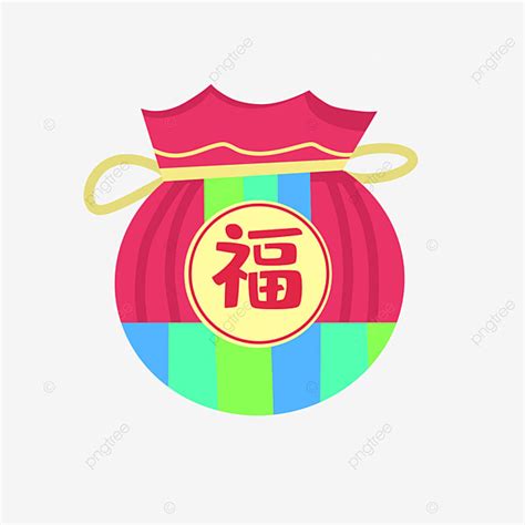 한국 만화 일러스트 컬러 대비 바느질 귀여운 복주머니 전통 한국 히트 컬러 접착 Png 일러스트 및 Psd 이미지 무료 다운로드 Pngtree
