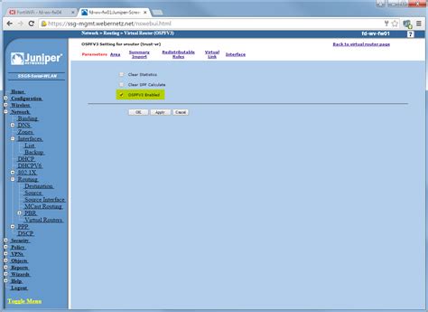 OSPFv3 For IPv6 Lab Cisco Fortinet Juniper Palo Alto Quagga Weberblog Net