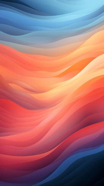 Premium Photo Abstract Background With A Colorful Wave Pattern In Red Generative Ai