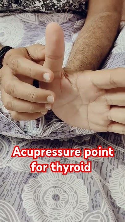 Thyroid Acupressure Point In Hand Youtube