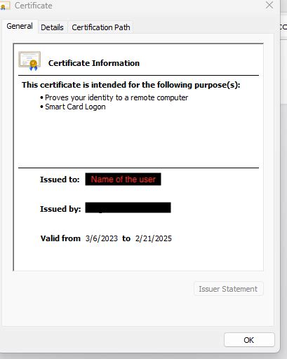 smart card validation is failing with error certificate validation