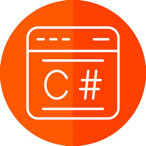 c sharp vector icon design 21261824 vector art at vecteezy