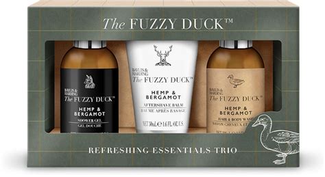 Baylis And Harding The Fuzzy Duck Mens Hemp And Bergamot Small 3 Piece Set Medino