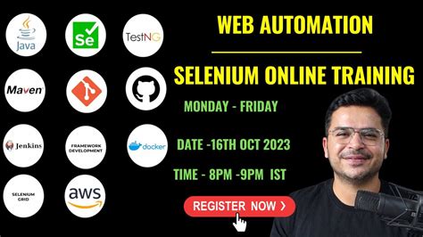 Selenium Online Training Starting From 16th Oct Youtube