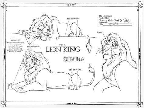 How To Draw Lion King Style My Pride Characters In Disneys Lion King