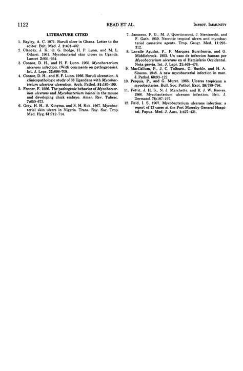 Cytotoxic Activity Of Mycobacterium Ulcerans Pmc