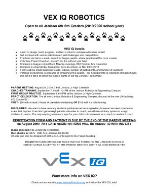 Fillable Online IQ Build Instructions Downloads IQ VEX Robotics Fax Email Print PdfFiller