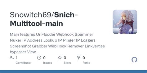 Github Snowitch69snich Multitool Main Main Features Urlflooder