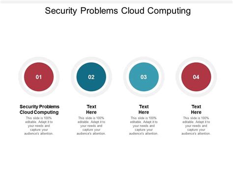 security problems cloud computing ppt powerpoint presentation gallery rules cpb powerpoint