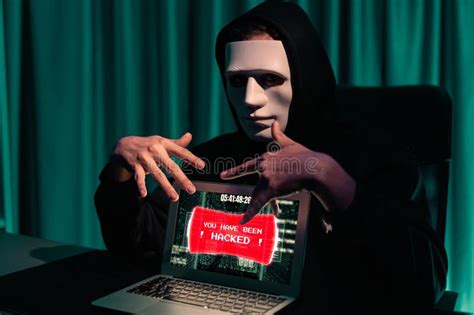 Anonymous Mask Successful Making Password Encryption Hack On Laptop