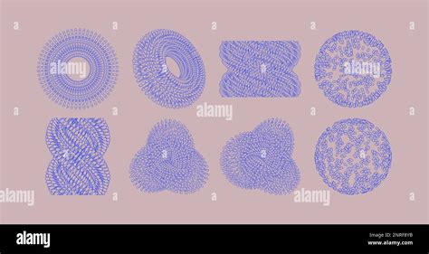 Abstract Design Elements Geometrical Shapes For Design Molecular Grid 3d Vector Illustration