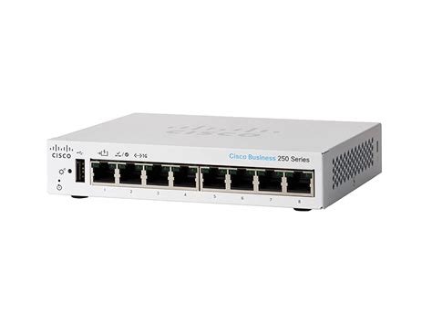 Switch Managed Cisco 8 Port Cbs250 8t D Eu