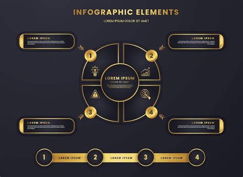 Swot 분석 비즈니스 인포 그래픽 템플릿 프리미엄 벡터