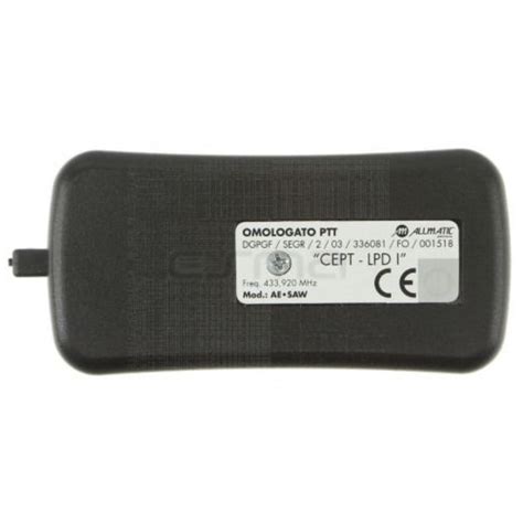 allmatic aemx4 fixed code remote control transmitter