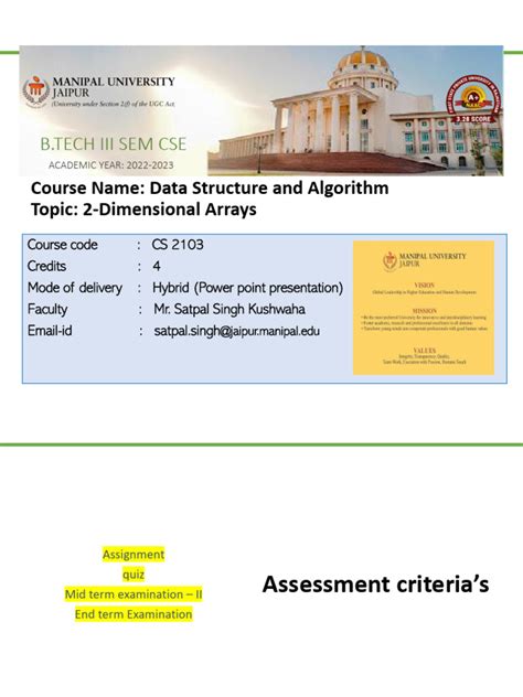 4 5 Two Dimensional Array 1 Pdf Matrix Mathematics Software