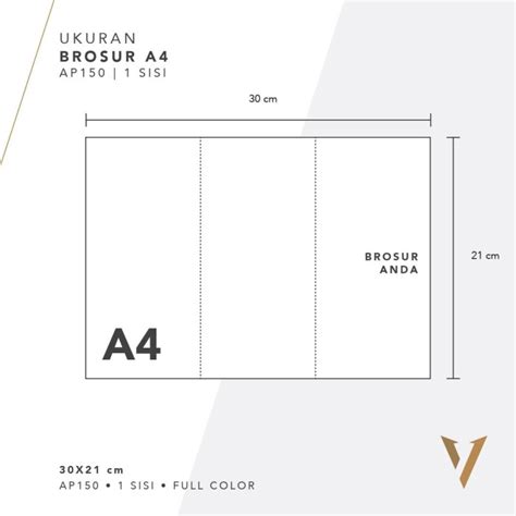 Ukuran Brosur A