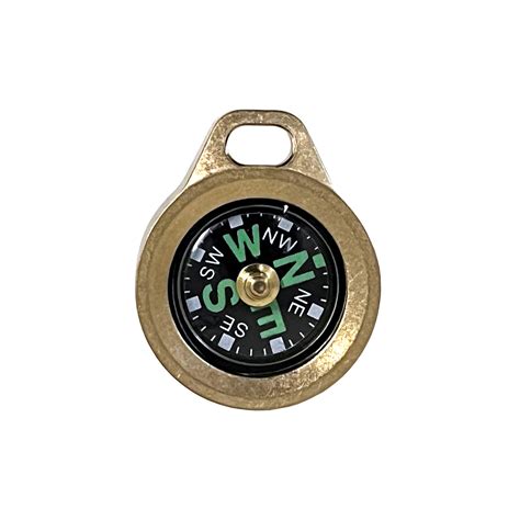 Edc Brass Compass Pendant The Compass Store