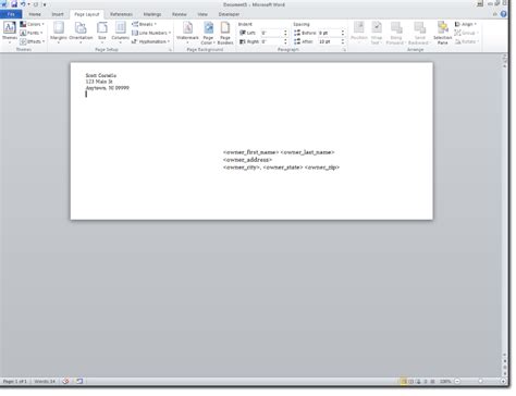 Word No 10 Envelope Template Social Media Template