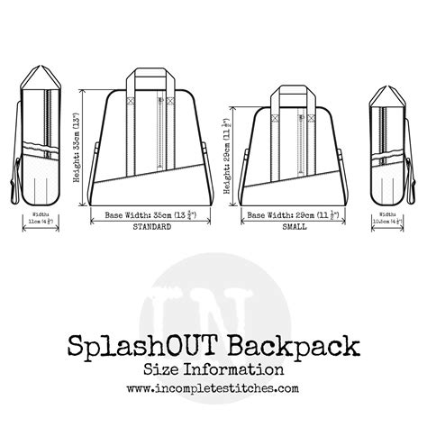 Splashpouch Pdf Sewing Pattern — In Complete Stitches