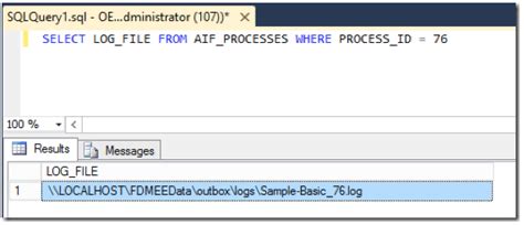 FDMEE Tutorial Process Log Overcoming The API
