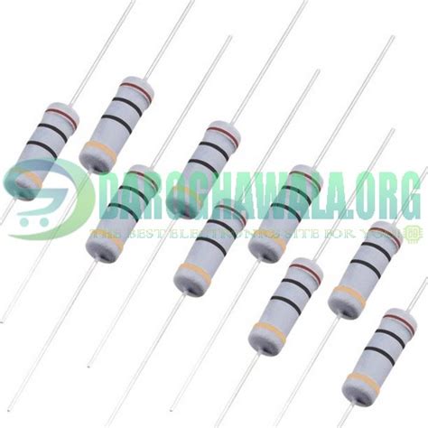 10 Ohm 2 Watt Resistor 2w 5 Carbon Film Resistors In Pakistan