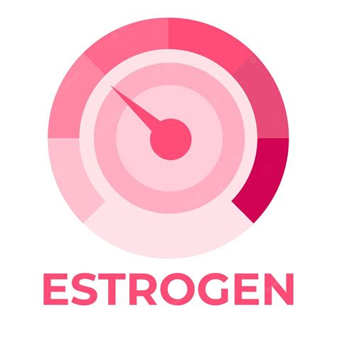 Premium Vector Estrogen Level Meter Vector Illustration