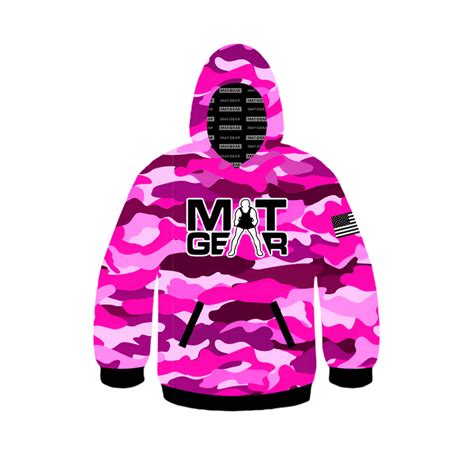 Pink Camo Hoodie Mat Gear Wrestling