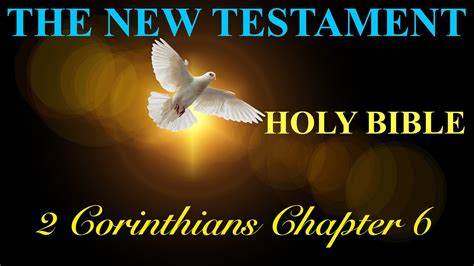2 Corinthians Chapter 6 Daily Bible Study Spoken Word Text Red