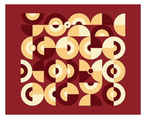 Premium Vector Geometric Pattern Background Of Vector Scandinavian Abstract Color Or Swiss