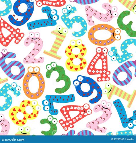 Number Background Random Digits String Vector Simple Pattern Zero To Nine Mathematic Backdrop