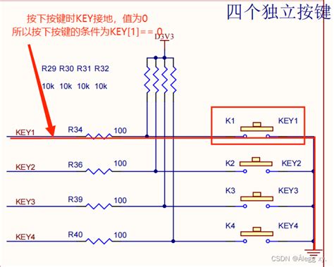 按键控制led灯 key led实验 csdn博客