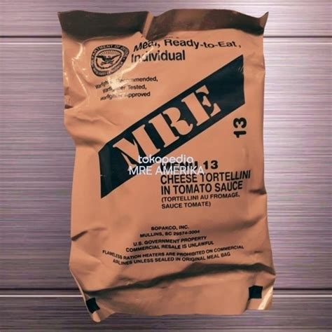 Jual Usa Mre Ransum Tentara Amerika Menu 13 Kab Bogor Mre Amerika
