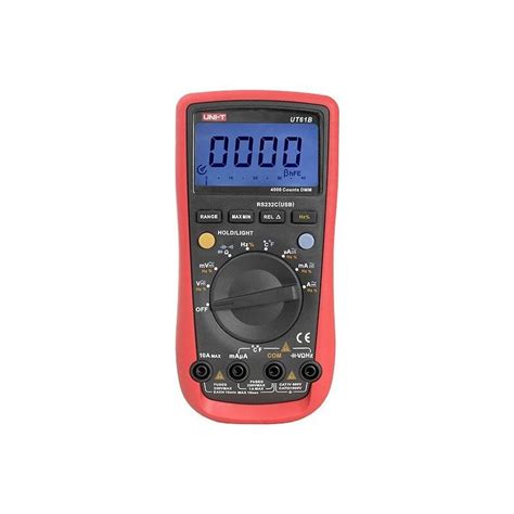 Универсален измервателен уред Uni T Ut61b Измерване на температура Многоцветен Emag Bg