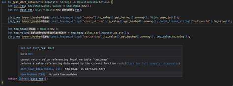 Question Using `dict` As A Function Return Type With String Values · Issue 63 · Facebook