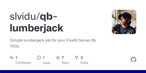 Github Slvidu Qb Lumberjack Simple Lumberjack Job For Your Fivem Server By Vidu