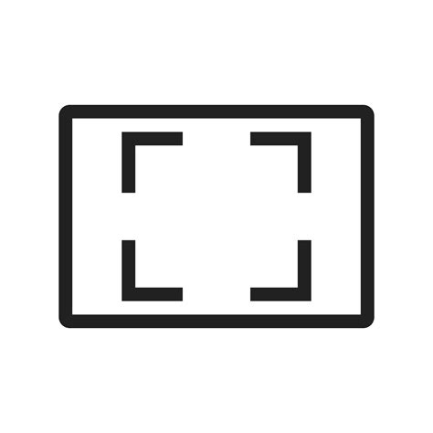 Aspect Ratio Line Icon 7679519 Vector Art At Vecteezy