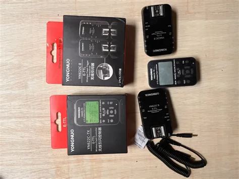 Rádio Flash Yongnuo Yn c Tx E ttl Yn c Kit Para Canon MercadoLivre