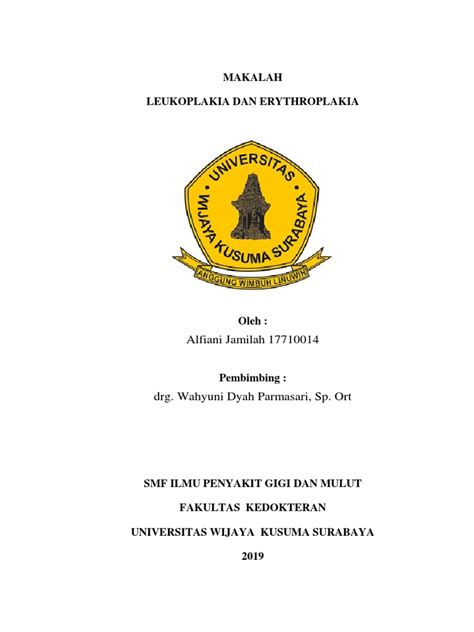 Leukoplakia And Eritroplakia Pdf