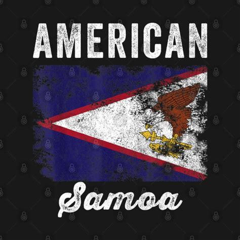 American Samoa Flag American Samoan Flag Samoa T Shirt Teepublic
