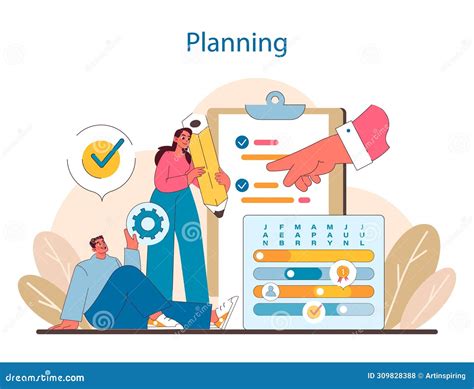 Project Prioritization Matrix Lean Six Sigma Vector Illustration