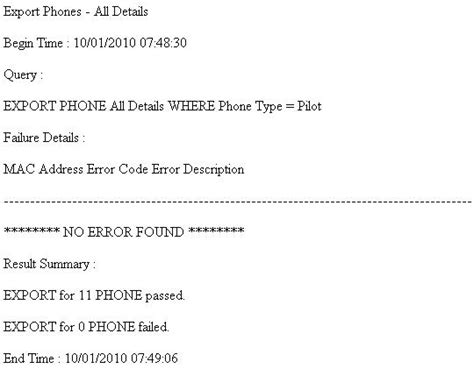 Exporting Phones All Details With Bat Cucm 7x Cisco Community
