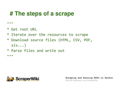 Scraping And Parsing Pdfs In Python Speaker Deck Scraping And Parsing Pdfs In Python Speaker Deck