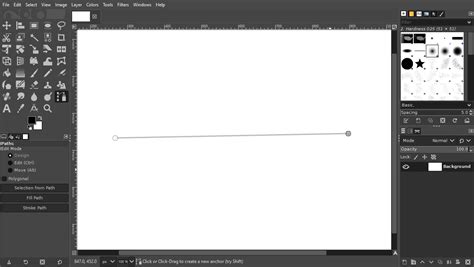 Ways To Draw A Straight Line With GIMP Logos By Nick
