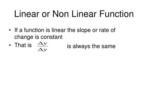 PPT Linear Function PowerPoint Presentation Free Download ID