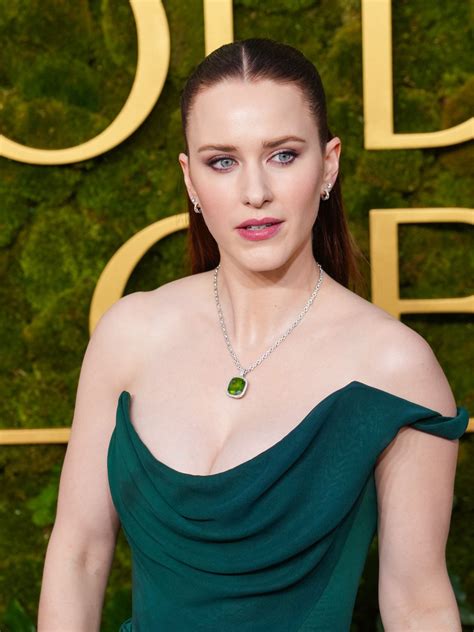 Rachel Brosnahan Stuns In Vivienne Westwood And Jimmy Choo At Golden